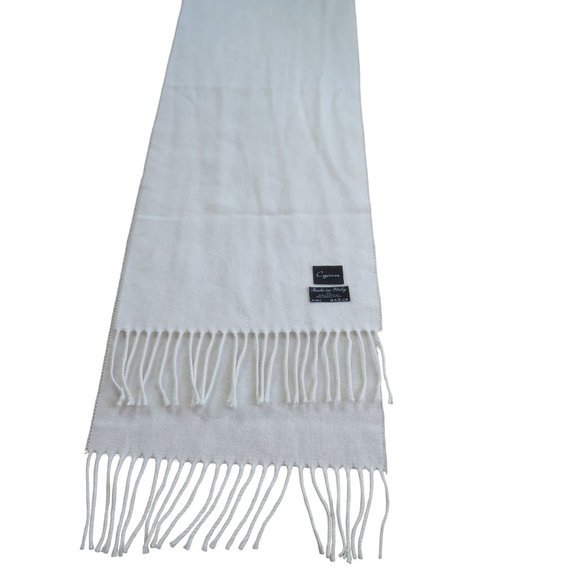 Cejon | Accessories | Vintage Cejon Made In Italy White Acrylic Scarf 1 ...